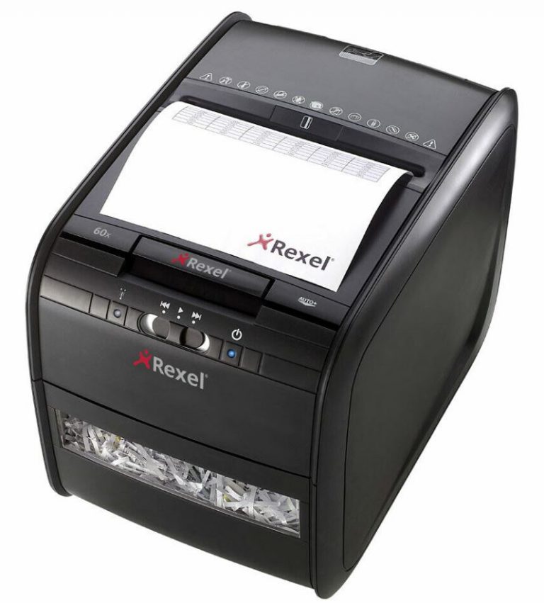 Rexel-auto-60x: Mejor trituradora de papel autimática para oficina 2022